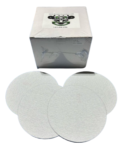 600 Grit - DC Super Shine 6" Solid Hook & Loop Sanding Discs, 100 Discs ...
